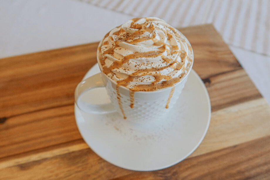 Pumpkin spice topping at Starbucks - starbmag