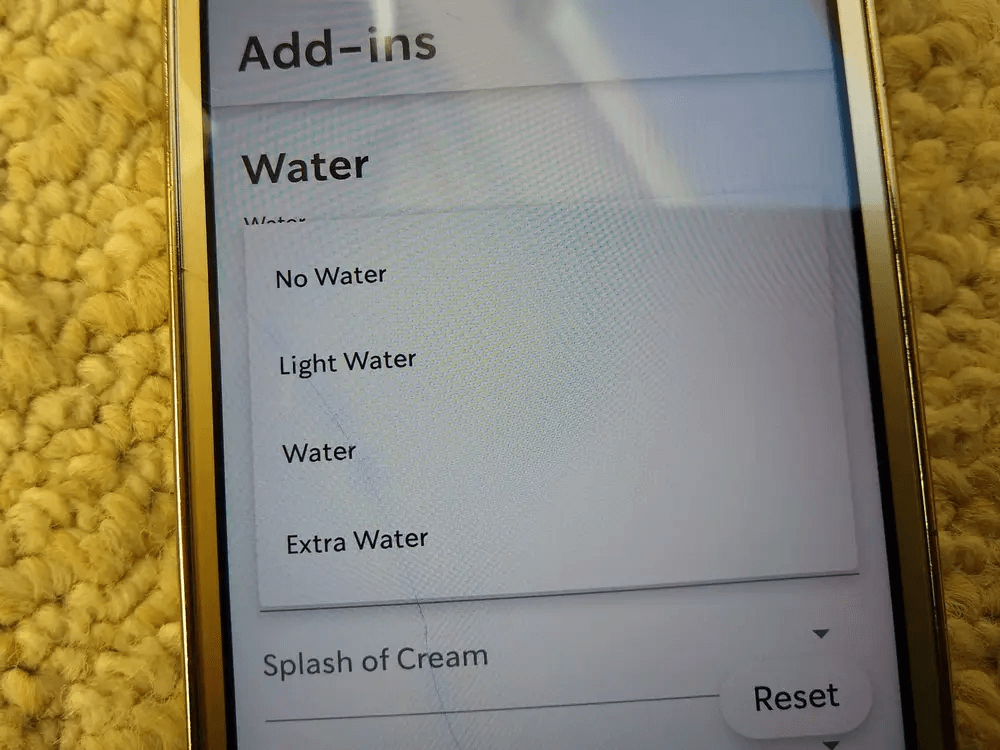How to order iced water on the Starbucks app - starbmag