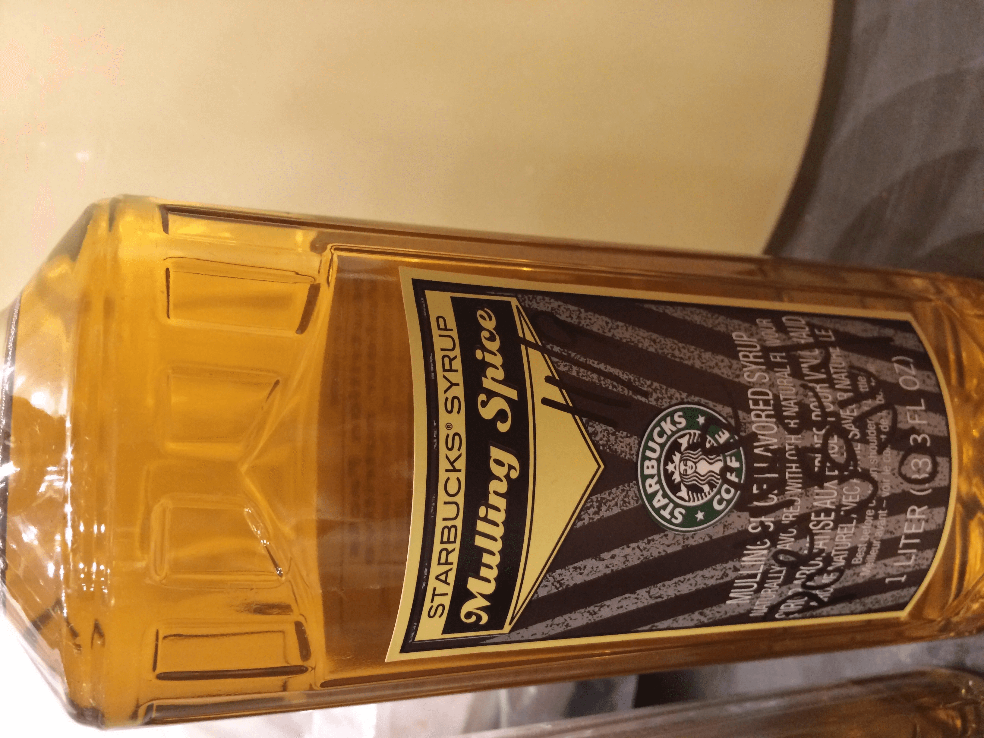 Starbucks Mulling spice Syrup - starbmag