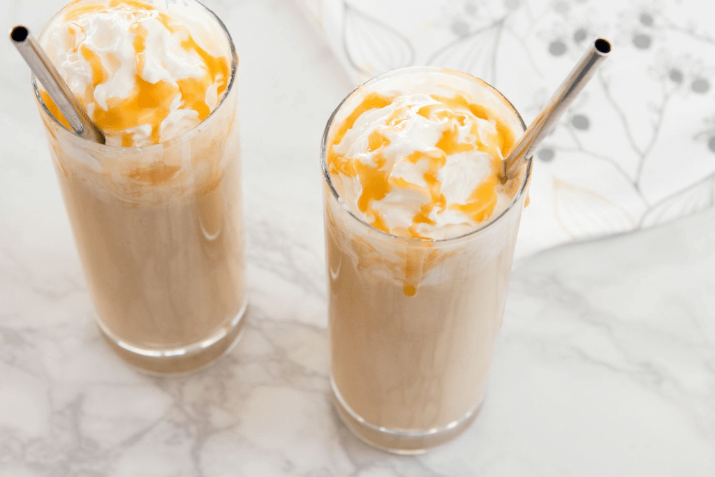 Starbucks caramel coffee sphere Frappuccino - starbmag
