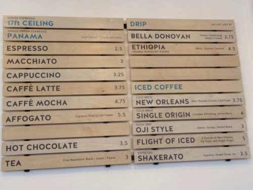 Blue Bottle Coffee Menu - starbmag