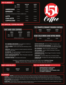 151 Coffee Menu - starbmag