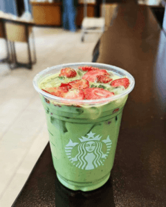 How to order strawberry matcha on the Starbucks app - starbmag
