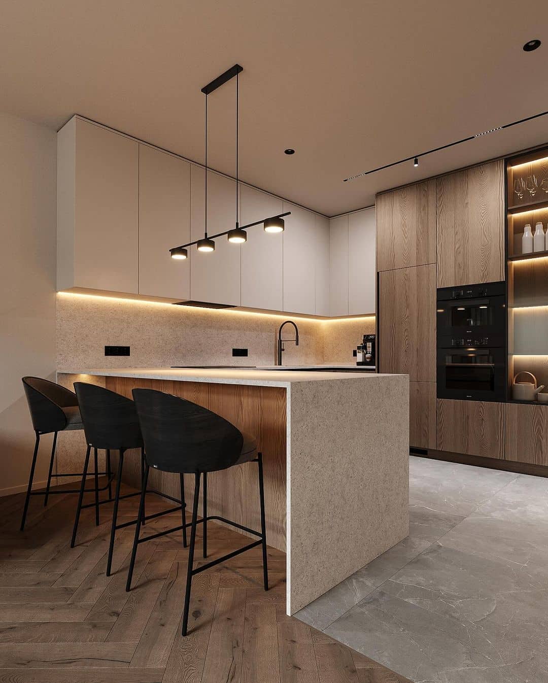 20 Kitchen Peninsula Ideas for Small Kitchens for a Functional and Chic ...